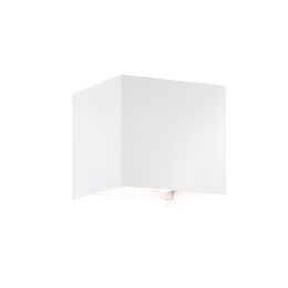 SONSTIGE FISCHER & HONSEL Außenleuchte WALL (BH 10x10 cm) BH 10x10 cm weiß Außenlampe LED-Aussenleuchten Outdoor-Leuchte