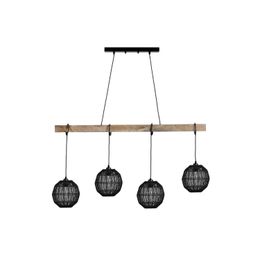 SONSTIGE GLOBO Lighting Hängeleuchte HERMI II (LBH 100x20x140 cm) LBH 100x20x140 cm schwarz Hängelampe Pendelleuchte Pendellampe