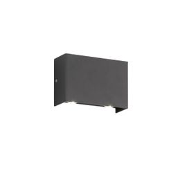 SONSTIGE FISCHER & HONSEL Außenleuchte NAIROBI (LB 11.80x8.70 cm) LB 11.80x8.70 cm schwarz Außenlampe LED-Aussenleuchten Outdoor-Leuchte