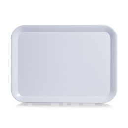 zeller Tablett weiß (LB 43,50x32,50 cm)