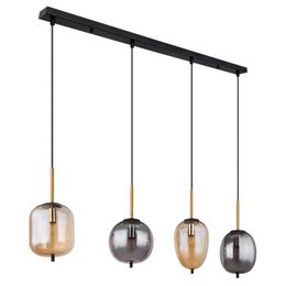 SONSTIGE GLOBO Lighting Hängeleuchte BLACKY (LBH 110x18.50x120 cm) LBH 110x18.50x120 cm schwarz Hängelampe Pendelleuchte Pendellampe