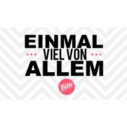 Pro Art Decopanel EINMAL VON ALLEM (LB 15x27 cm)