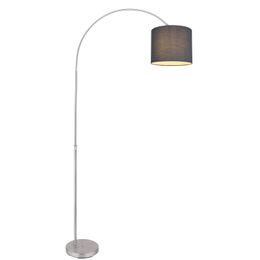 SONSTIGE GLOBO Lighting Stehleuchte SANNA (LBH 96x30x195 cm) LBH 96x30x195 cm grau Stehlampe Leseleuchte Deckenfluter Bogenleuchte