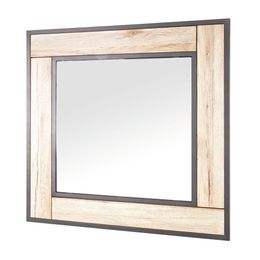 SONSTIGE HAKU Möbel Wandspiegel (BHT 70x70x2 cm) BHT 70x70x2 cm bunt Spiegel Badezimmerspiegel Standspiegel