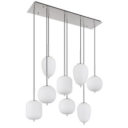 SONSTIGE GLOBO Lighting Hängeleuchte BLACKY I (LBH 102.50x34x120 cm) LBH 102.50x34x120 cm grau Hängelampe Pendelleuchte Pendellampe