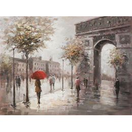 SONSTIGE Gemälde SPAZIERGANG IN PARIS (LB 60x80 cm)