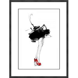 SONSTIGE Gerahmtes-Bild RED SHOES (BHT 62x82x3 cm)