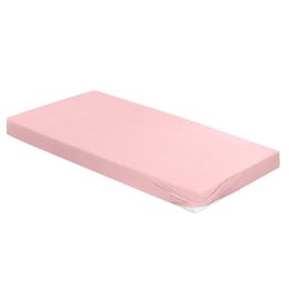 SONSTIGE irisette Spannbettlaken NEPTUN Jersey (BL 100x200 cm) BL 100x200 cm rosa Spannbetttuch Bettlaken Spannlaken