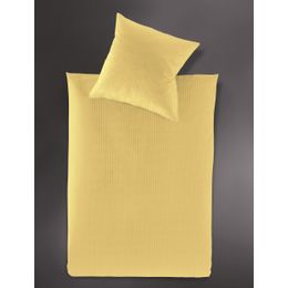 SONSTIGE irisette Bettwäsche LUMEN Jersey (BL 155x220 cm) BL 155x220 cm gelb Bettbezug Bettzeug