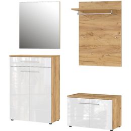 SONSTIGE GERMANIA Garderobe ALEDO (BHT 165x200x41 cm) BHT 165x200x41 cm bunt Garderobenpaneel Wandgarderobe Garderobenleiste Garderobenset