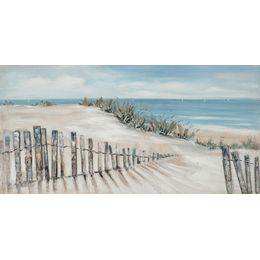 SONSTIGE Gemälde SPAZIERGANG ZUM STRAND (BHT 140x70x3,70 cm)