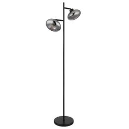 SONSTIGE GLOBO Lighting Stehleuchte SHAUN (LBH 48x25x150 cm) LBH 48x25x150 cm schwarz Stehlampe Leseleuchte Deckenfluter Bogenleuchte