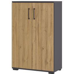 SONSTIGE GERMANIA Aktenschrank PROFI 2.0 (BHT 80x123x40 cm) BHT 80x123x40 cm braun Schrankkombination Büroschrank Computerschrank