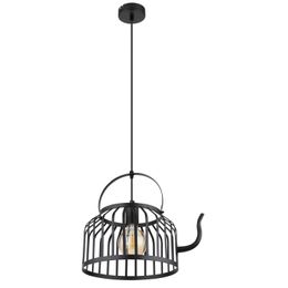 SONSTIGE GLOBO Lighting Hängeleuchte SUSANNA (LBH 34x30x120 cm) LBH 34x30x120 cm schwarz Hängelampe Pendelleuchte Pendellampe