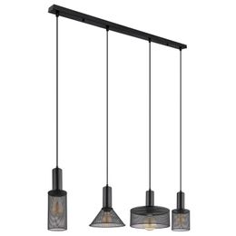 SONSTIGE GLOBO Lighting Hängeleuchte JEDD (LBH 110x25x120 cm) LBH 110x25x120 cm schwarz Hängelampe Pendelleuchte Pendellampe