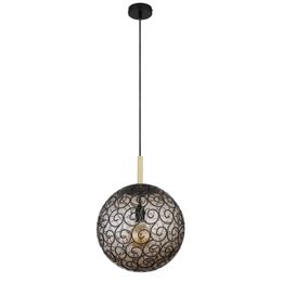 SONSTIGE GLOBO Lighting Hängeleuchte FITZ (DH 35x120 cm) DH 35x120 cm schwarz Hängelampe Pendelleuchte Pendellampe