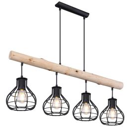 SONSTIGE GLOBO Lighting Hängeleuchte CLASTRA (LBH 90x18x120 cm) LBH 90x18x120 cm schwarz Hängelampe Pendelleuchte Pendellampe