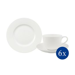 SONSTIGE Villeroy & Boch Kaffeeservice NOBLESSE/ROYAL weiß Kombiservice Geschirrset Frühstücks-Set Teeservice Frühstücksset