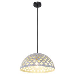 SONSTIGE GLOBO Lighting Hängeleuchte (DH 35x120 cm) DH 35x120 cm grau Hängelampe Pendelleuchte Pendellampe