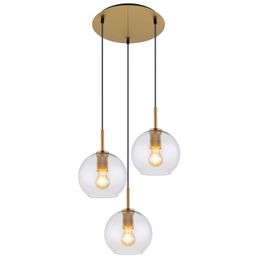 SONSTIGE GLOBO Lighting Hängeleuchte ADARA (DH 47x120 cm) DH 47x120 cm gold Hängelampe Pendelleuchte Pendellampe