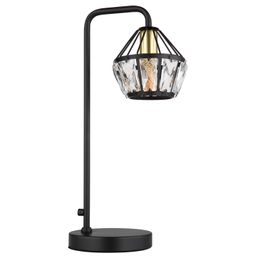 SONSTIGE GLOBO Lighting Tischleuchte LOIS (LBH 21.50x12.50x43 cm) LBH 21.50x12.50x43 cm schwarz Tischlampe Klemmleuchte Schreibtischleuchte Schreibtischlampe