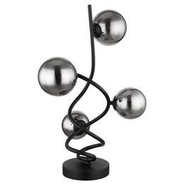 SONSTIGE GLOBO Lighting Tischleuchte RIHA (LBH 30x28x52 cm) LBH 30x28x52 cm schwarz Tischlampe Klemmleuchte Schreibtischleuchte Schreibtischlampe