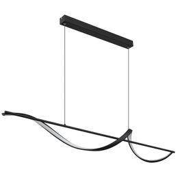 SONSTIGE GLOBO Lighting Hängeleuchte VIOLINO (LBH 120x20x150 cm) LBH 120x20x150 cm schwarz Hängelampe Pendelleuchte Pendellampe