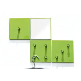 HAKU Wandgarderobe 4-er Set (BHT 15x15x6 cm)