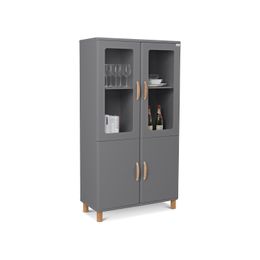 Vitrine Sansibar KLIFF (BHT 96x175x44 cm)