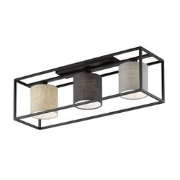 SONSTIGE FISCHER & HONSEL Deckenleuchte ISKO (LB 70x20 cm) LB 70x20 cm schwarz Deckenlampe