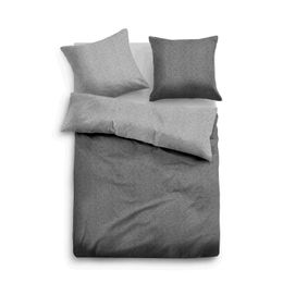 SONSTIGE Bettwäsche TOM TAILOR Flanell (BL 200x200 cm) BL 200x200 cm schwarz Bettbezug Bettzeug