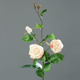SONSTIGE Kunstblume Rose (H 90 cm) H 90 cm orange Pflanze Kunstpflanze Zimmerpflanze