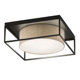 SONSTIGE FISCHER & HONSEL Deckenleuchte CARRE (LB 60x60 cm) LB 60x60 cm schwarz Deckenlampe