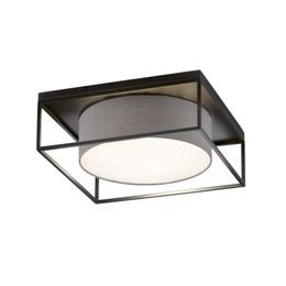 SONSTIGE FISCHER & HONSEL Deckenleuchte CARRE (LB 60x60 cm) LB 60x60 cm schwarz Deckenlampe