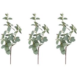 Kunstzweig Eukalyptuszweig Eukalypthus, Creativ green, Höhe 72 cm, grün