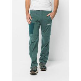 Jack Wolfskin Zip-away-Hose GLASTAL ZIP AWAY PANTS M, grün