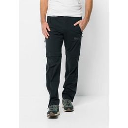 Jack Wolfskin Zip-away-Hose GLASTAL ZIP AWAY PANTS M, schwarz