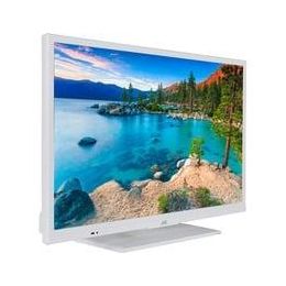 JVC LT-24VH5156W, LED-Fernseher 61 cm (24 Zoll), weiß, WXGA, Triple Tuner, SmartTV Sichtbares Bild: 61 cm (24") Auflösung: 1366 x 768 Pixel Format: 16:9