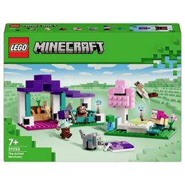 Lego® Konstruktionsspielsteine MINECRAFT Das Tierheim