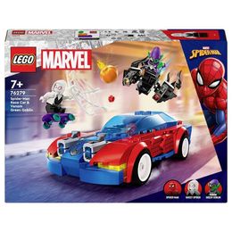 Lego® Konstruktionsspielsteine MARVEL SUPER HEROES Spider-Mans Rennauto & Venom