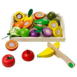 Lubgitsr Lernspielzeug Kinderküche Spielküche Zubehör aus Holz