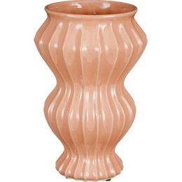 Mica Decorations Dekovase Mica Vase Pippa rosa Keramik Ø 21 x 32 cm