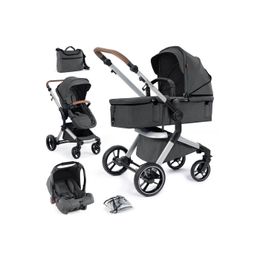 Bergsteiger Kombi-Kinderwagen Bergsteiger Kinderwagen Lugo Kombikinderwagen 3in1/4in1