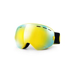 YEAZ Skibrille XTRM-SUMMIT ski- snowboardbrille mit rahmen gelb
