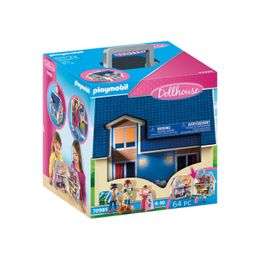 Playmobil® Konstruktionsspielsteine Dollhouse Mitnehm-Puppenhaus