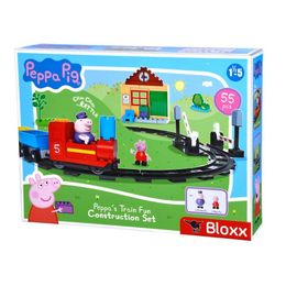 BIG Spielbausteine Spielzeug Bloxx Peppa Pig Train Fun Eisenbahn 55 Teile 800057166