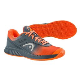 Head Head Sprint Evo 2.0 Clay Men Tennisschuhe Herren dark grey-neon orange Tennisschuh