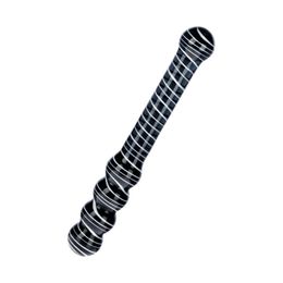 EIS Glasdildo mit Kugelstruktur, 21,5 cm
