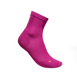 Bauerfeind Sports Damen Run Ultralight Mid Cut Socks pink