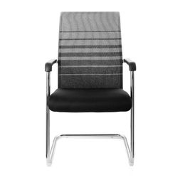 hjh OFFICE Freischwinger FALCONE V Stoff / Netzstoff mit Armlehnen